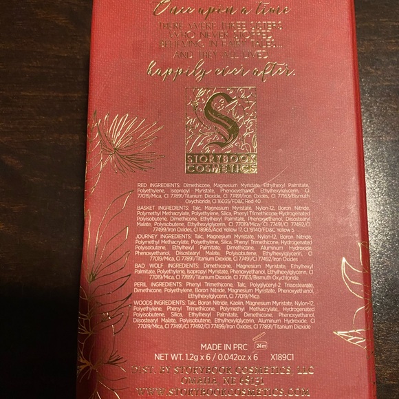 Storybook Cosmetics | Makeup | Fairy Tales Storybook Cosmetics Palette ...